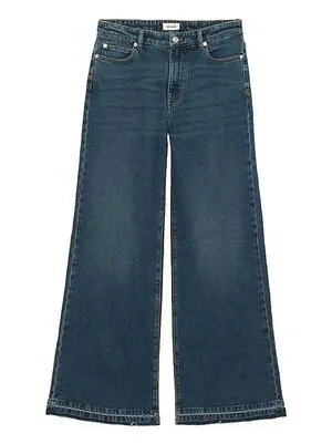 Zadig&Voltaire Eli Wide-leg High-rise Denim Jeans - Medium Blue