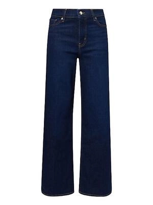 FRAME Le Slim Palazzo Stretch-denim Jeans - Fairway