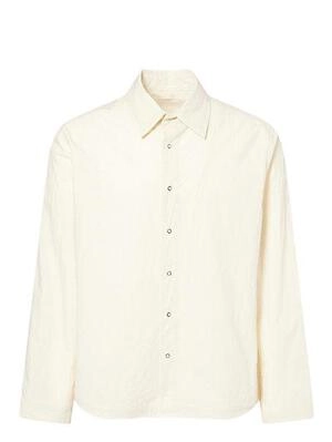 CRAIG GREEN Boxy-fit Utility Cotton-blend Shirt - Ecru