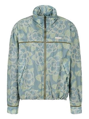 Marni Banjo Print Nylon Windbreaker Jacket - Bav15