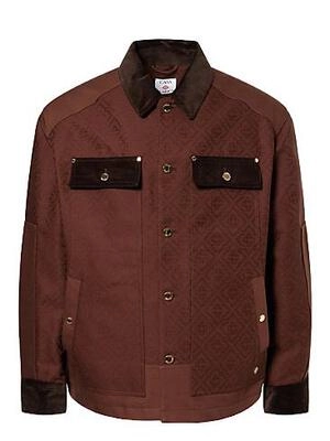 CASABLANCA Casablanca Monogram-Print Cotton Jacket