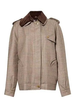BLAZÉ MILANO Saona Chausie Padded Virgin-wool Trench Jacket - Beige