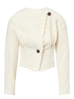 Isabel Marant Étoile Suna Boucle Wool-blend Jacket - Ecru
