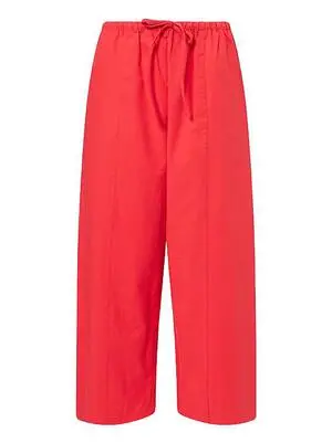 Dissh Relaxed-fit Cotton Trousers - Red
