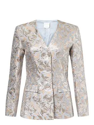 HUISHAN ZHANG Huishan Zhang Brynn Floral-Pattern Jacquard Jacket