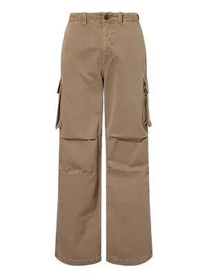 Our Legacy Mount Cargo Wide-leg Denim Trousers - Uniform Olive