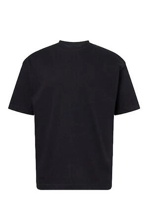 ARNE Relaxed-fit Crew-neck Cotton T-shirt - Black