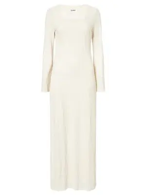 4TH & RECKLESS Livoria Square-neck Jersey Maxi Dress - Ecru