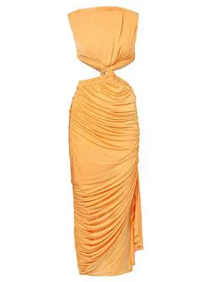 Christopher Esber Theia Ruched Maxi Dress - Nectar