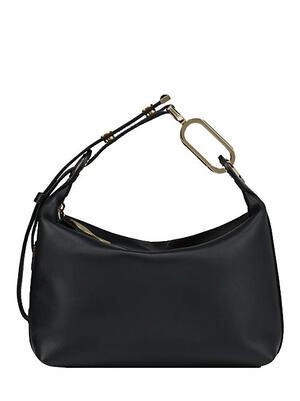 CHRISTIAN LOUBOUTIN Flo Leather Pouch Bag - Black