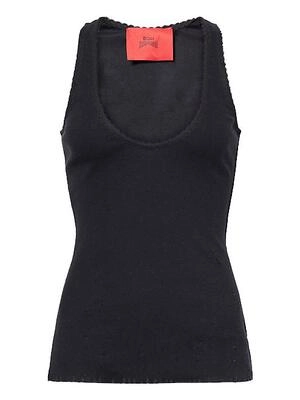 DILARA FINDIKOGLU Dilara Findikoglu Ribbed Stretch-Cotton Tank Top