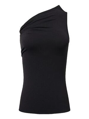 Rick Owens Athena Asymmetric Tank Top - Black