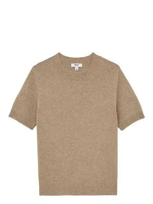 REISS Stevie Cashmere T-shirt - Neutral