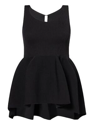 CFCL Pottery Sleeveless Knitted Top - Black