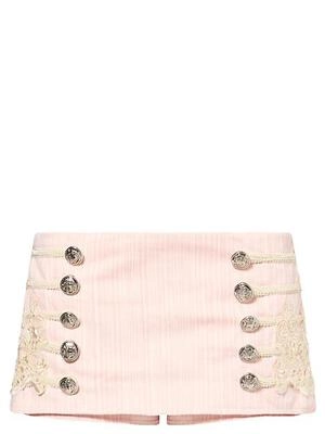 JADED LONDON Mandy Military Woven Skort - Multi