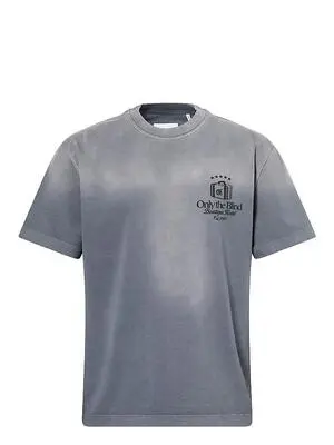 ONLY THE BLIND Le Portier Logo Cotton T-shirt - Black