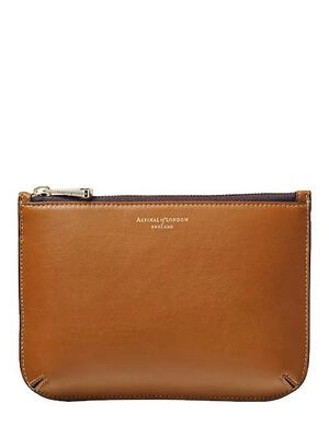 ASPINAL OF LONDON Ella Medium Pouch - Tan