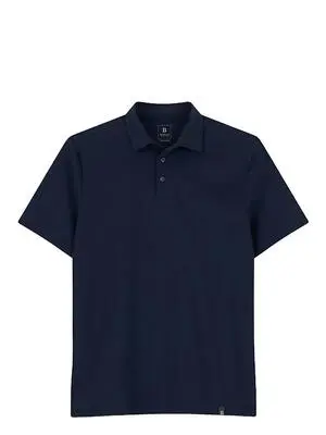 Boggi Milano Supima Cotton-jersey Polo T-shirt - Navy Blue