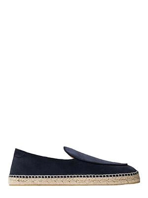 JIMMY CHOO Velvet Suede Espadrilles - Midnight