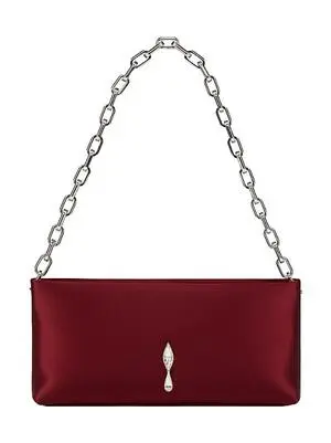 CHRISTIAN LOUBOUTIN Maykimay Satin Clutch Bag - Empire
