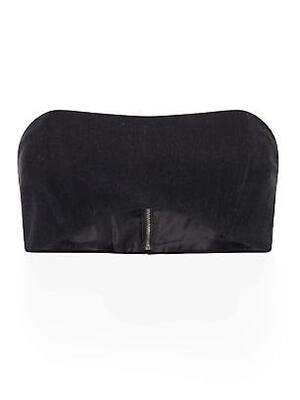 AGOLDE X Maria Mcmanus Denim Bra - Black
