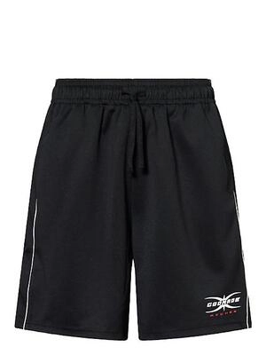 GODMADE Finish Line Cotton Shorts - Black