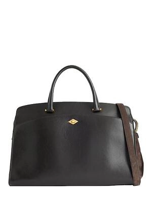 METIER Private Eye Suede Carryall - Chocolate