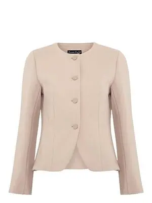 PHASE EIGHT Carla Ponte Woven Jacket - Stone