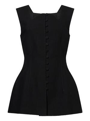 MONA ALSHEBIL MONA ALSHEBIL Structured Crepe Top