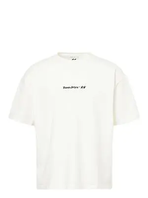 TWOJEYS Icon Logo-print Cotton T-shirt - White