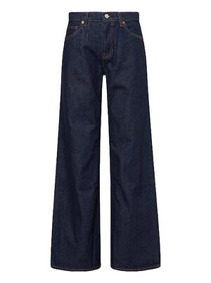 REFORMATION Cary Low-rise Wide-leg Denim Jeans - Ondine