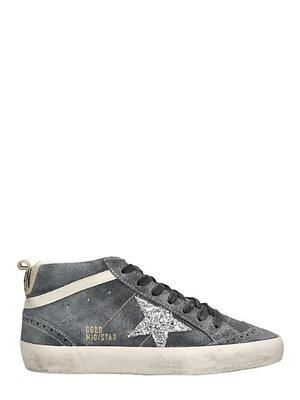 GOLDEN GOOSE Golden Goose Mid Star Suede Trainers