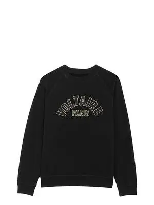 Zadig&Voltaire Embroidered Cotton Sweatshirt - Black