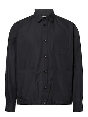Sacai Patch-pocket Cotton-blend Shirt - Black