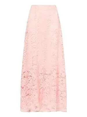 Mona Alshebil Maxi Skirt - Peach