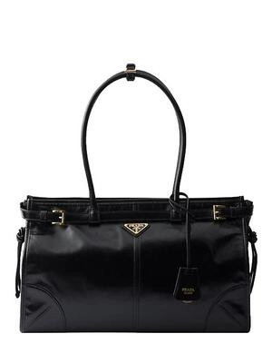 Prada Leather Handbag - Black