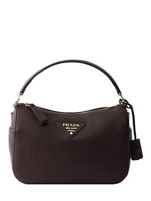 Prada Leather Handbag - Brown