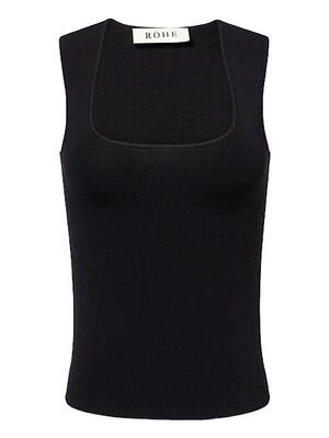 ROHE FRAMES Rohe Frames Square Neck Bustier Knitted Top