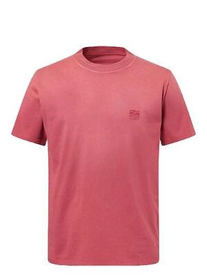 Loewe Anagram-embroide Cotton T-shirt - Red