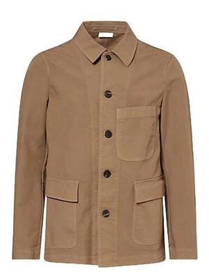 Dries Van Noten Braxton Patch-pocket Cotton Field Jacket - Beige