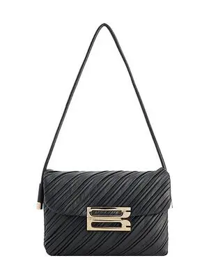 Victoria Beckham Dorian Quilted-leather Shoulder Bag - Black