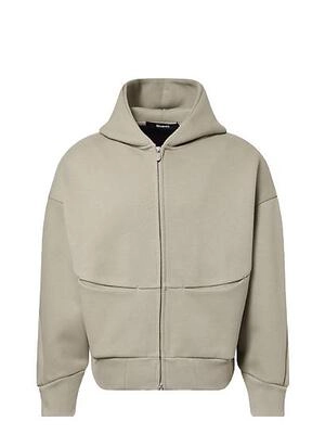 SEVENTH V2 Panelled Cotton-blend Hoody - Ash Sage