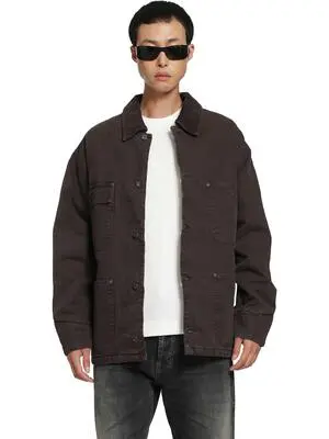 EMPORIO ARMANI Emporio Armani Washed Cotton Canvas Field Jacket