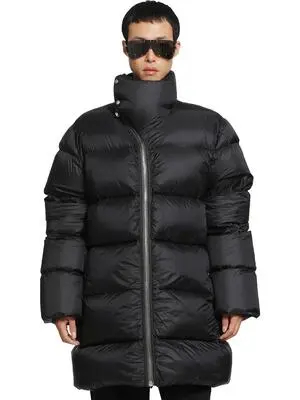 Rick Owens Rick Owens Quilted Tower Turtle Coat Black