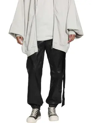 Rick Owens Tower Moto Track Pants - Black