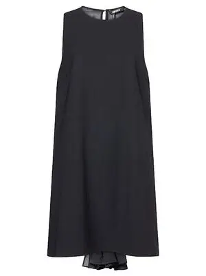 ROTATE BY BIRGER CHRISTENSEN Embellished Crepe Mini Dress - Black