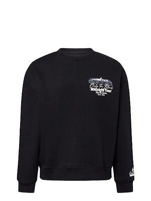 ONLY THE BLIND Midnight Tour Cotton-jersey Sweatshirt - Black