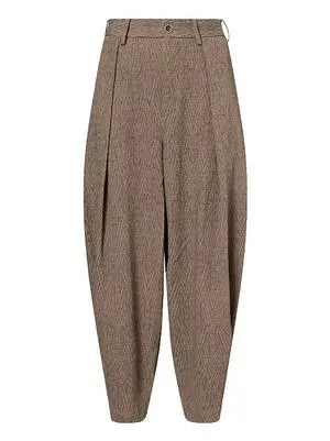 UMA WANG Wide-leg Virgin Wool Trousers - Grey/blue