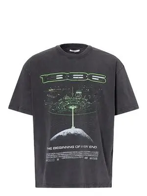 1886 G.zilla Graphic-print Cotton T-shirt - Black