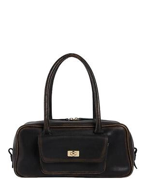 Sandro Ezmehralda Suede Shoulder Bag - Brown